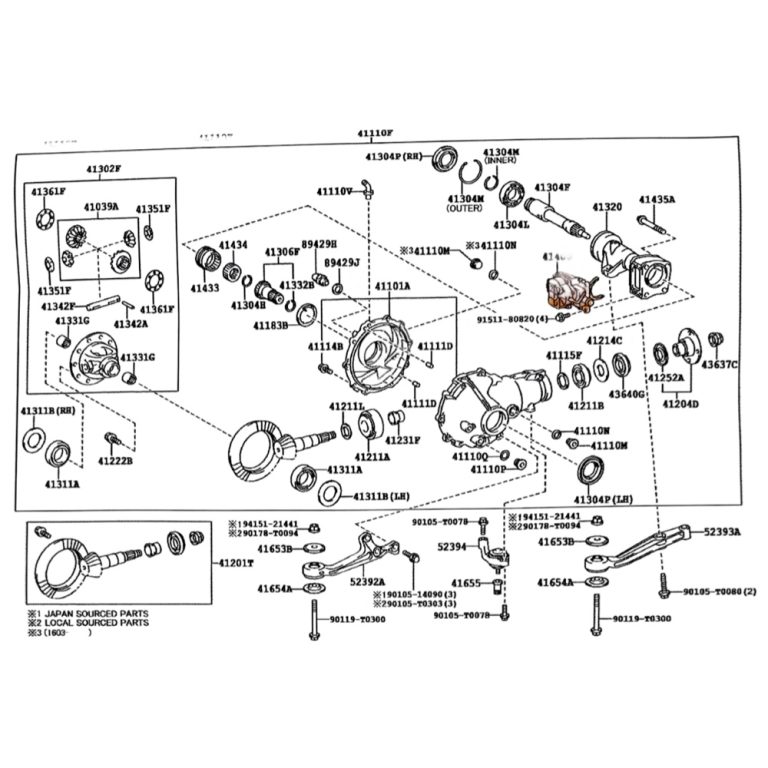 MOTOR ACTUADOR VACIO DIFERENCIAL DEL HILUX-SW4 2005-2023 VIGO – REVO ...